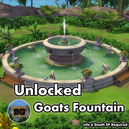 Unlocked - Goats Fountain ~ Life & Death - The Sims 4 Build / Buy ...