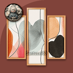 Download HQ Abstract Amour Triptych #1 Extra B Samtuse963 - The Sims 4 Mods - CurseForge