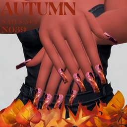 Autumn Nails Set N039 - The Sims 4 Create a Sim - CurseForge