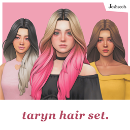Taryn Hair Set - Gallery - The Sims 4 Create a Sim - CurseForge