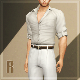Desert Sand - Marvin Shirt Set (Masculine) - The Sims 4 Create a Sim ...