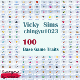 The 100 Base Game Traits Pack v2 by Vicky Sims (chingyu1023) | POLSKIE ...