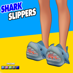 Shark slippers by Jochi - The Sims 4 Create a Sim - CurseForge