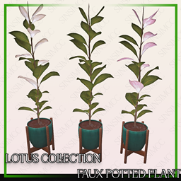 Download Lotus Collection | Faux Potted Plant - The Sims 4 Mods ...