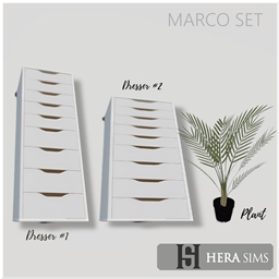 Marco minimalist set - The Sims 4 Build / Buy - CurseForge