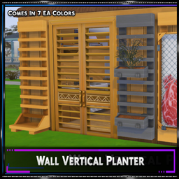 Wall Vertical Planter - The Sims 4 Build / Buy - CurseForge
