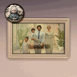 Family Portrait Frame #22 Green Room Samtuse963 - The Sims 4 Build ...