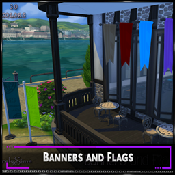 Recolors: Banners and Flags - The Sims 4 Build / Buy - CurseForge
