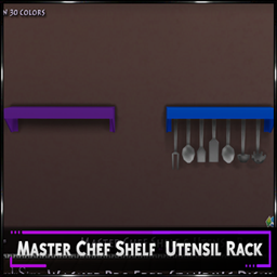 Recolors: Master Chef Shelf & Utensil Rack - The Sims 4 Build / Buy ...