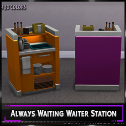 Recolors: Always Waiting Waiter Station - The Sims 4 Build / Buy ...