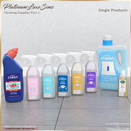 Cleaning Supplies Part 1 - Single Products - The Sims 4 Build / Buy ...