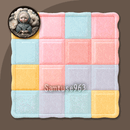 Kids Play Square Dance Rug #3 Samtuse963 - File - The Sims 4 Build ...