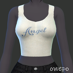 Angel Ribbed Tank - Gallery - The Sims 4 Create a Sim - CurseForge
