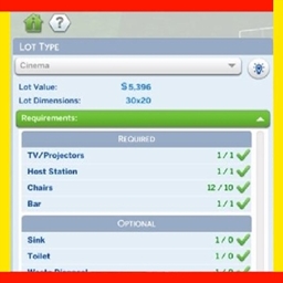 Cinema Venue add-on | Spanish Translation By RoshySims - Dependents ...