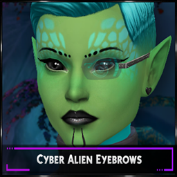 Cyber Alien Eyebrows - The Sims 4 Create a Sim - CurseForge