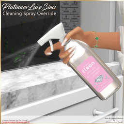 Cleaning Spray Bottle Override / Replacement - The Sims 4 Mods - CurseForge