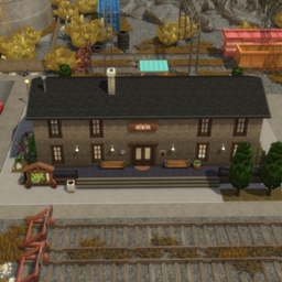 Simposs Train Station - The Sims 4 Rooms / Lots - CurseForge