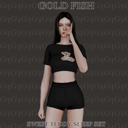 GoldFish Sweet Teddy Sleep Set 🧸 - The Sims 4 Create a Sim - CurseForge
