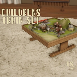 [LS] Kids Train Set - Functional - The Sims 4 Build / Buy - CurseForge