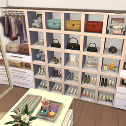 Install Dreamy Modern Walk-in-Wardrobe - The Sims 4 Mods - CurseForge
