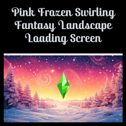 Pink Frozen Swirling Fantasy Landscape Loading Screen - Dependencies ...