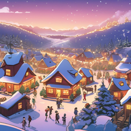 Loading screen Christmas landscape - The Sims 4 Mods - CurseForge