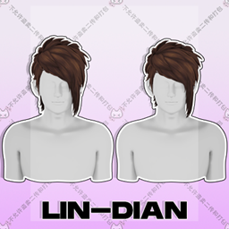 LIN-DIAN Men's Hair v1+2 - The Sims 4 Create a Sim - CurseForge