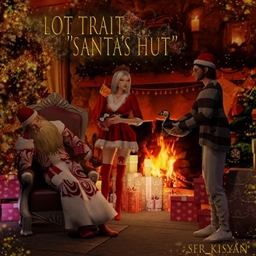 LOT TRAIT "SANTA'S HUT" - translation spanish by dokimtz - The Sims 4 ...