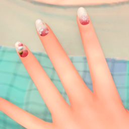 Wagashi-Sakura Dango Nails - The Sims 4 Create a Sim - CurseForge