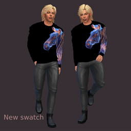 Install Zebra Pullover by SimaFans - The Sims 4 Mods - CurseForge