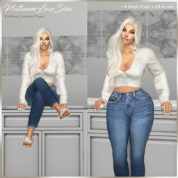 Kitchen Counter Poses - The Sims 4 Mods - CurseForge