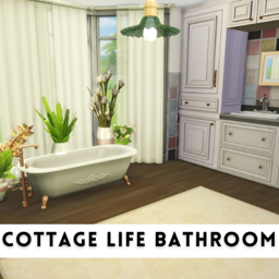 Cottage Life Bathroom - The Sims 4 Rooms / Lots - CurseForge