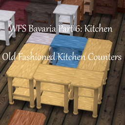 WFS Bavaria Old Fashioned Kitchen Counters - The Sims 4 Build / Buy ...