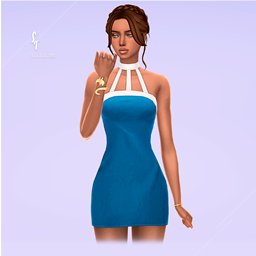 Woman Dress - Carlotha - Version 2 - The Sims 4 Create a Sim - CurseForge