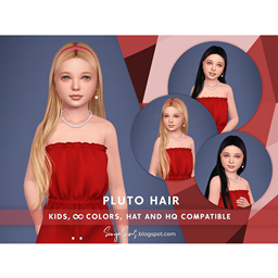 SONYASIMS - PLUTO HAIR KIDS - The Sims 4 Create a Sim - CurseForge