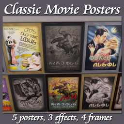 Classic Movie Posters - The Sims 4 Build / Buy - CurseForge