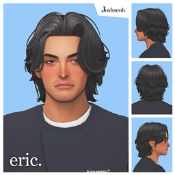 Eric Hair V1 - The Sims 4 Create a Sim - CurseForge