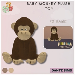 Baby Monkey plush toy - Files - The Sims 4 Build / Buy - CurseForge