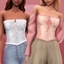 Rosaline top - The Sims 4 Create a Sim - CurseForge