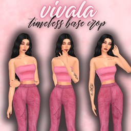 VIVALA TIMELESS BASE CROP Added colors - Files - The Sims 4 Create a ...