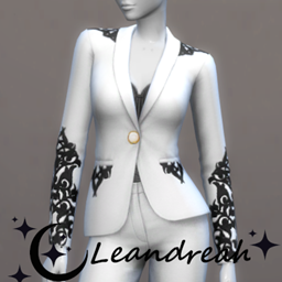 Luxury Suit with Lace Details in Jewel tones - The Sims 4 Create a Sim ...