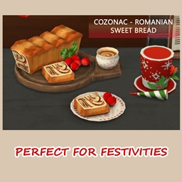 Cozonac - Romanian Sweet Bread - The Sims 4 Mods - CurseForge