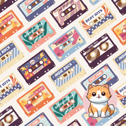 Cassette Tapes Wallpaper - The Sims 4 Build / Buy - CurseForge