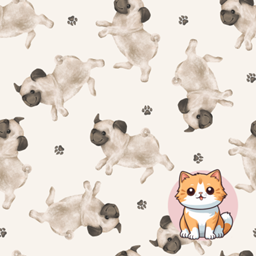 Pugs Wallpaper 01 - The Sims 4 Build / Buy - CurseForge