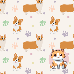 Little Corgi Wallpaper - The Sims 4 Build / Buy - CurseForge