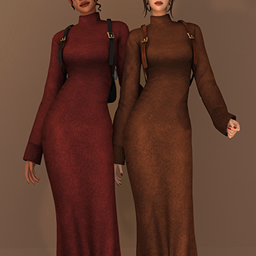 [Teddy Bear Collection] Long Dress - Files - The Sims 4 Create a Sim ...