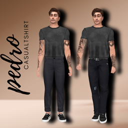 PEDRO CASUAL TSHIRT - Dependents - The Sims 4 Create a Sim - CurseForge
