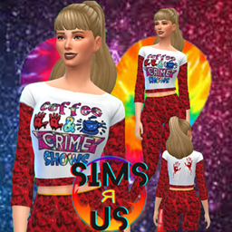 True Crime Layered Tee and Leggings, adult female - The Sims 4 Create a ...