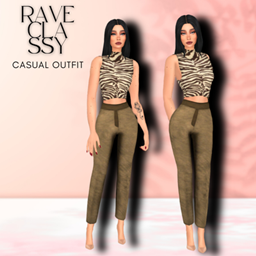 RAVE'CLASSY CASUAL OUTFIT - The Sims 4 Create a Sim - CurseForge