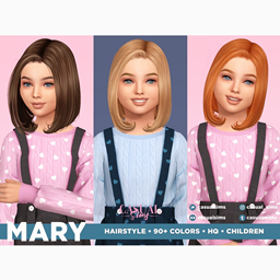 CasualSims - Mary Hairstyle for Children - The Sims 4 Create a Sim ...